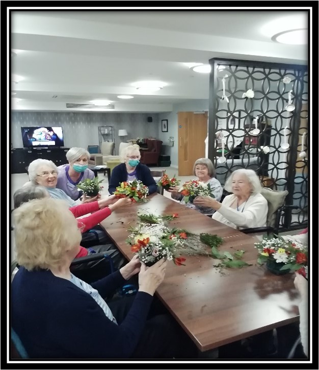 Flower Arranging Afternoon | Oulton Abbey Care Home