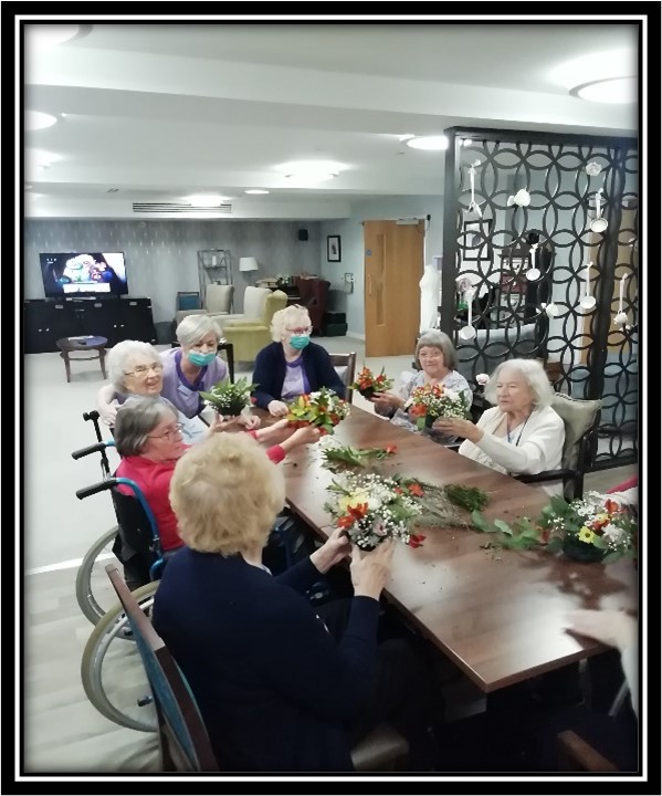 Flower Arranging Afternoon | Oulton Abbey Care Home